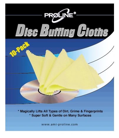 10-PACK DISC BUFFING CLOTHS