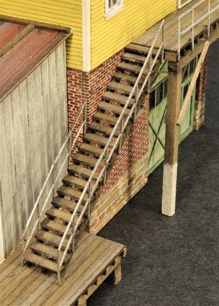 Stairs & Railings - HO scale