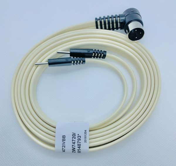 W74 - Mettler Compatible Right Angle 3-Pin DIN to Dual Pins
