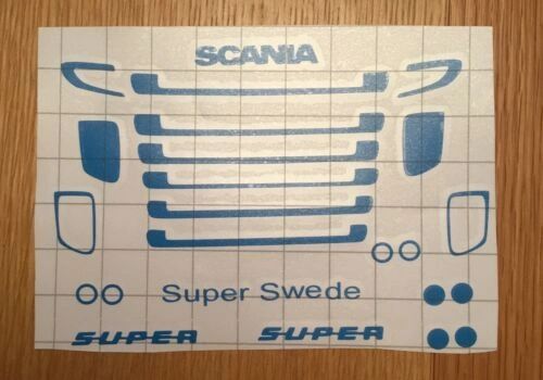 1/14 Tamiya Front Scania Cab Decals, Any Colour Available.