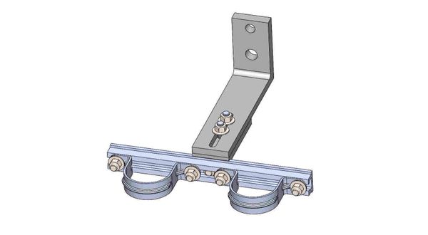 NW10A-11-2XX | Conduit Standoffs for 3/4 to 6 inch conduit.