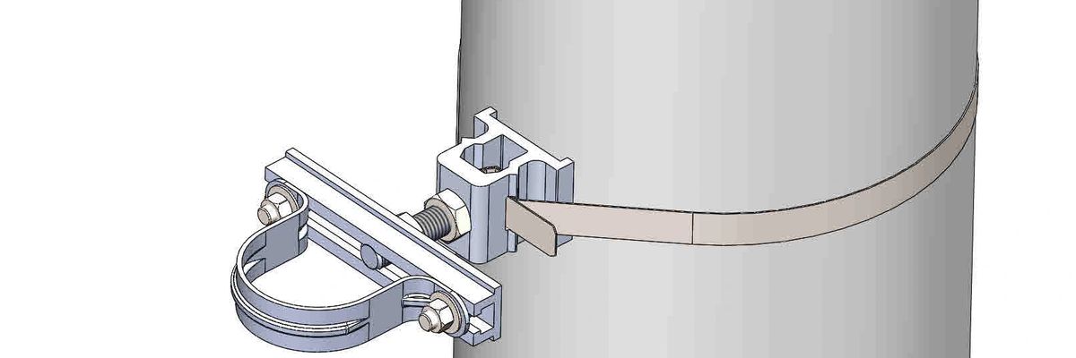 Conduit Standoffs for 3/4 to 6 inch conduit.