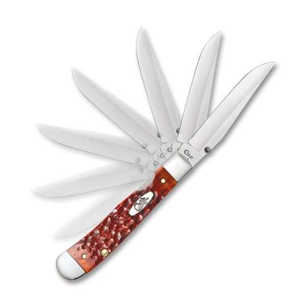 Case pocket knife Assisted Opening Kickstart TrapperLock Jigged ...