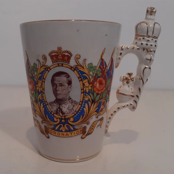 SOLD, Unusual 1937 Edward VIII Coronation Mug