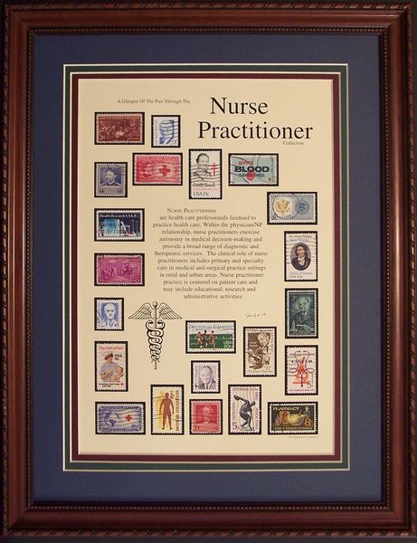 NURSE PRACTITIONER - Stamp Art Collection (large presentation)