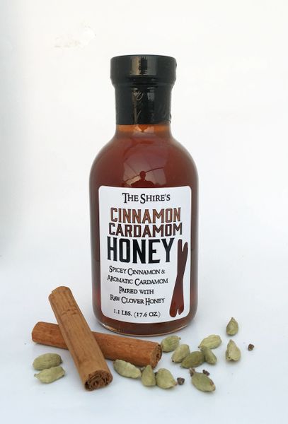 Cinnamon-Cardamom Infused Honey 1.1 lb.