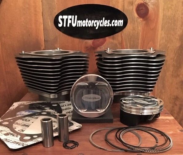 STFU Motorcycles 107" to 124" Bolt-In Big Bore Piston & Cylinder Kit 11 ...
