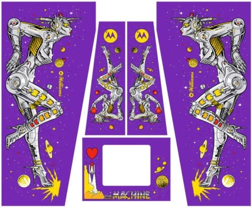 Bride Of Pinbot Cabinet Decals ( NEXT GEN )