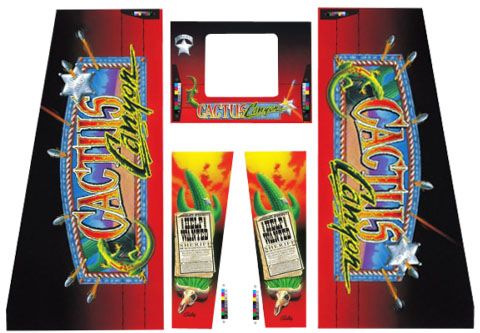 Cactus Canyon Cabinet Decals ( NEXT GEN )