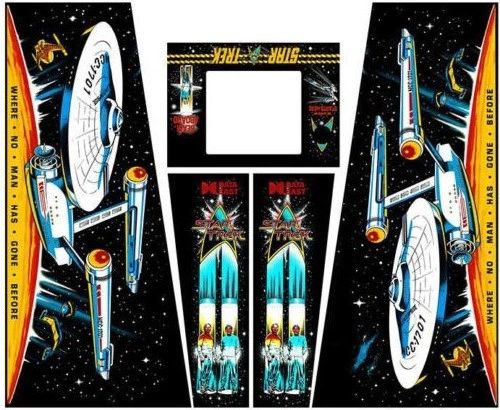 Star Trek 25th Anniversary Cabinet Decals ( NEXT GEN )
