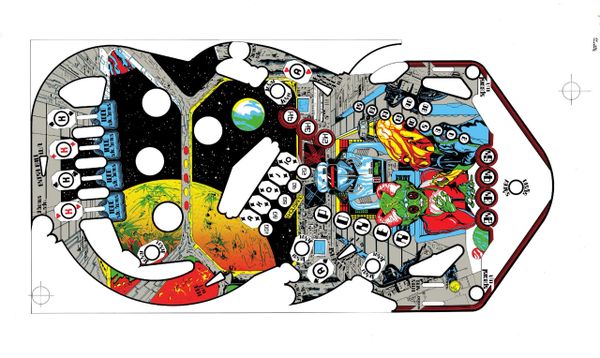 Alien Poker Playfield Overlay