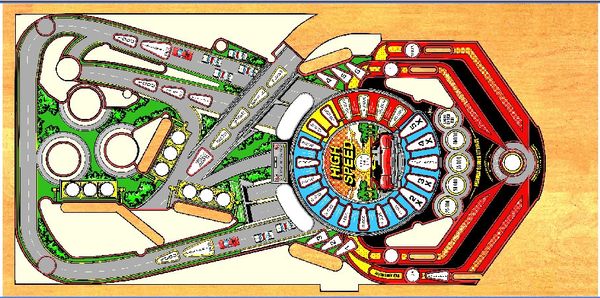 High Speed Playfield Overlay