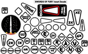 Swords Of Fury Insert Decals