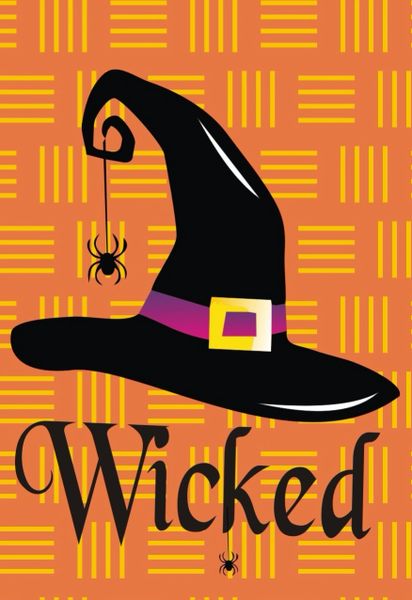 Wicked Witch Hat Halloween Flag