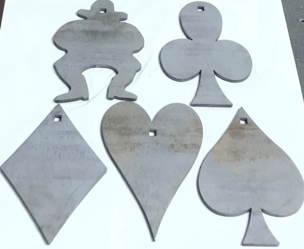3/8" AR500 Steel Cowboy Action Target 5 Piece Set