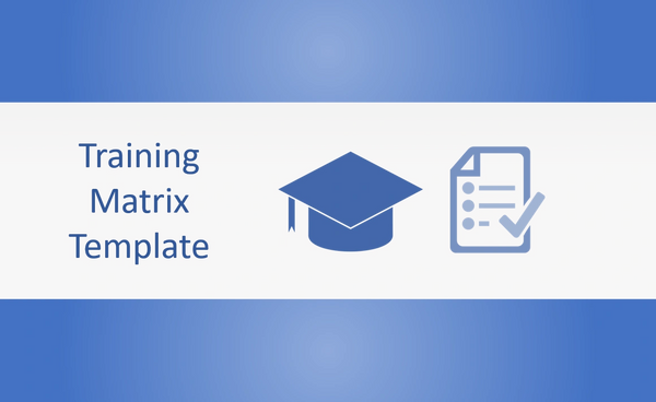 Free Training Matrix Template