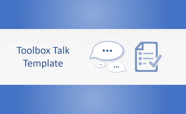 Free Toolbox Talk Template