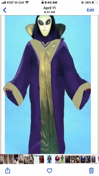 Ultra deluxe alien robes