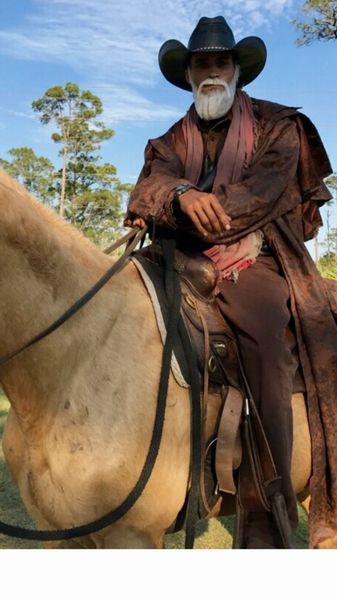 Full length cowboy duster