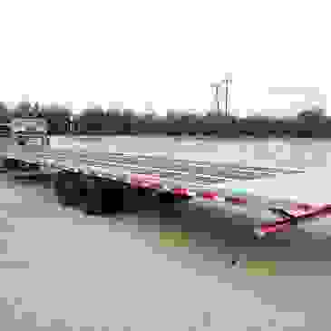 Precisionfabricating - Sliding Axle Trailer, Orchard Floats