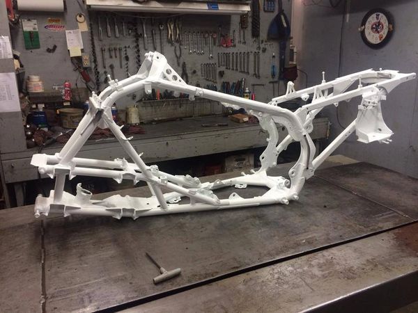 Honda TRX 450R Frame Gusseting Service