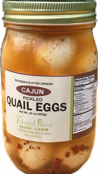 Cajun Pickled Quail Eggs