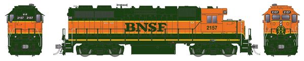 Rapido HO Scale EMD GP38 BNSF (H1) DCC & Sound *Reservation* | Railway City Hobbies