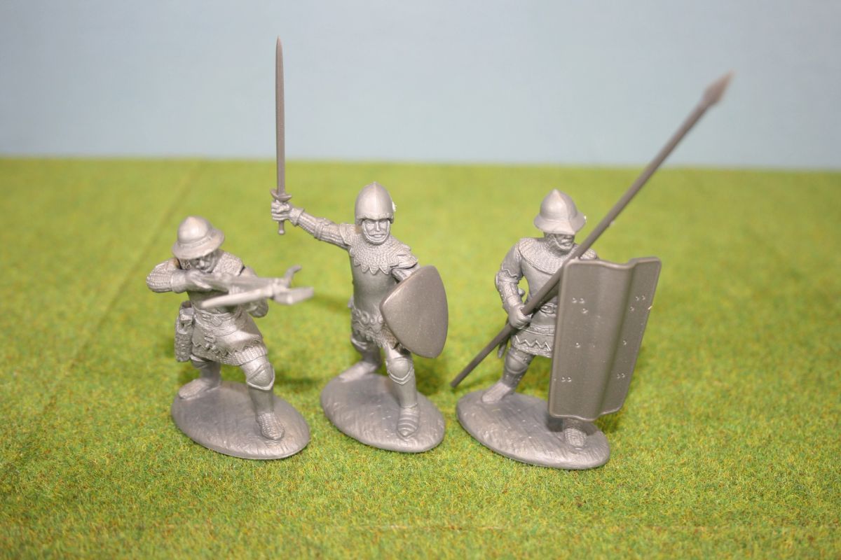 Expeditionary Force 60HYW02 French Crossbowmen & Pavisiers