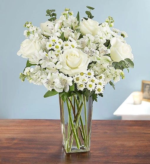 White Blooms Sympathy Bouquet