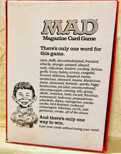 Vintage Mad Magazine Card Game/SOLD