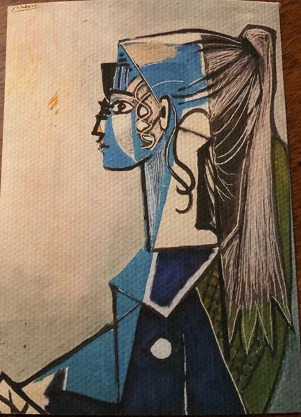 Picasso Woman With Ponytail