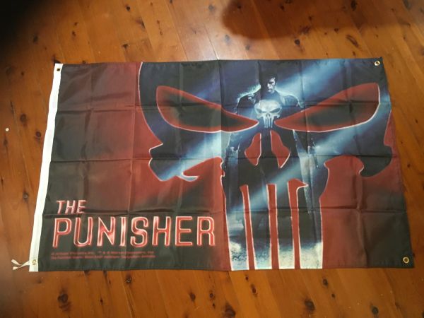 The punisher movie poster banner men’s gift mancave flag banner man ...