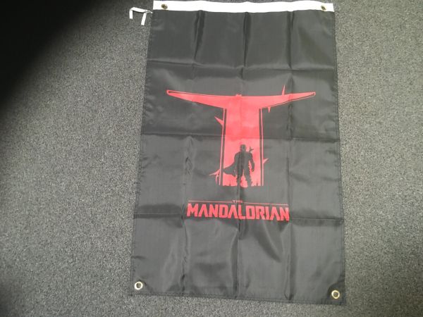 Mandalorian warrior Star Wars. Man cave gift idea banner flag mancave ...