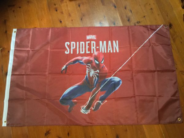 Spider-Man mancaveflag banner men’s gift idea man cave ideas flags