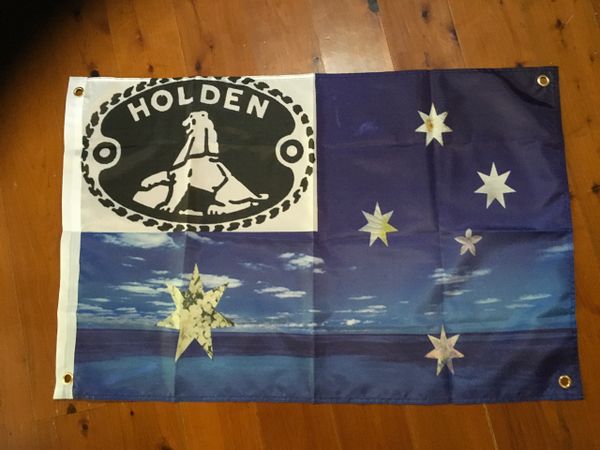 Holden GMH mancave ideas mens gift idea man cave flag banner sign