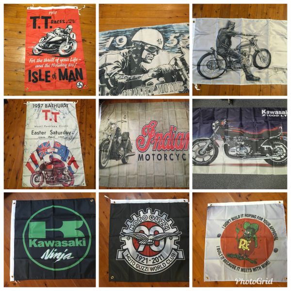 MOTOR BIKES, Motor cycles, Biker, Bike, BANNERS, FLAGS