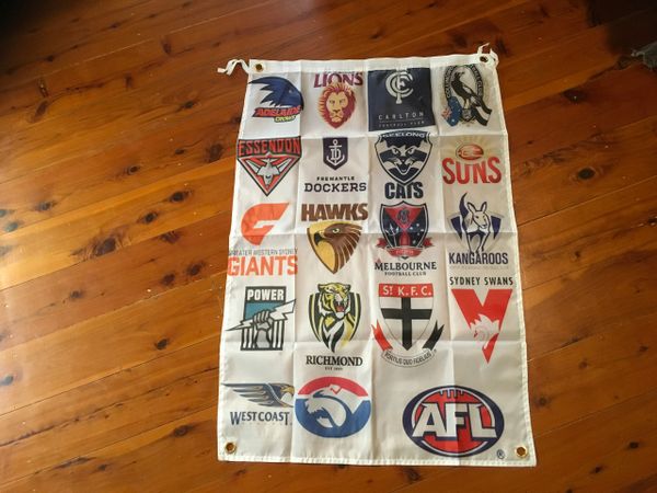 AFL. Aussie rules football clubs. Mancave Idea. Gift. Print. Sign ...