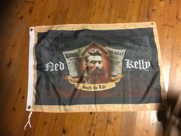 Such is life Ned Kelly Print Sign Poster Aussie Man Cave Flag Mancave ...