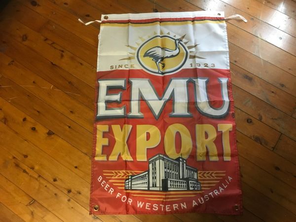 Emu export bitter beer Print Sign Poster Aussie Man Cave Flag Mancave ...