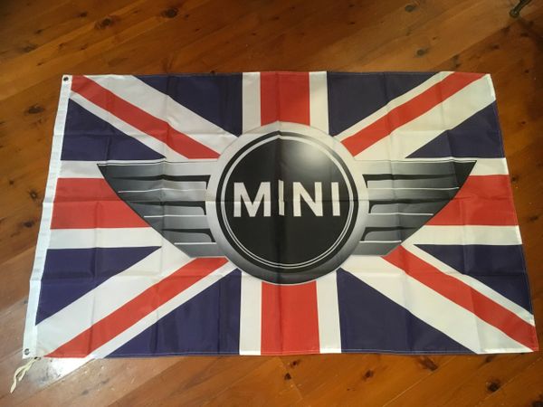 Mini Cooper s car Print Sign Poster Aussie Man Cave Flag Mancave Banner