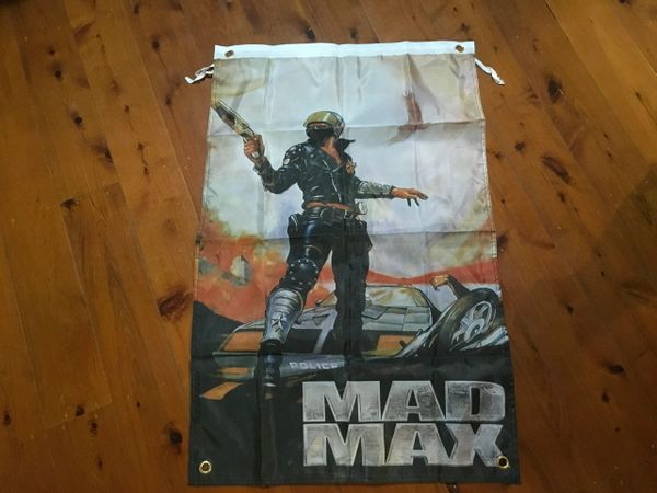 Mad Max 1. Mel Gibson. Mancave ideas flag banner poster gift idea man ...