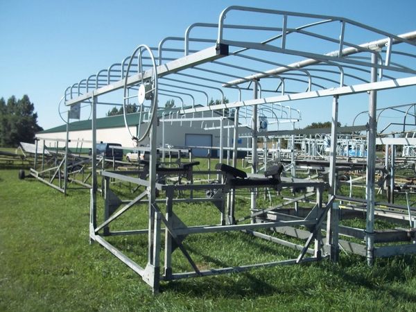 1296 HEWITT ALUM CANT BOAT LIFT W/20' CANOPY