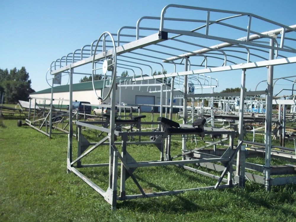 1296 HEWITT ALUM CANT BOAT LIFT W/20' CANOPY