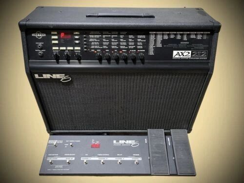 Line 6 AX2 212 100-W Stereo Digital Modeling Guitar Amp w/Floorboard ...