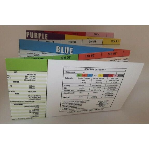 Broselow Pediatric Reference Emergency Tape AE-4800 FREE SHIPPING