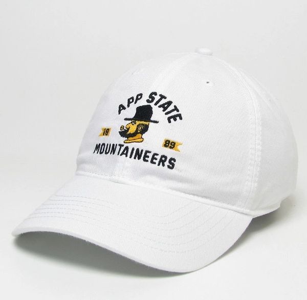 Legacy App State White Hat with Yosef Logo