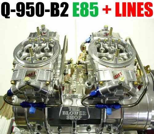Quick Fuel 950 Cfm Blower Supercharger Carburetors Clear E85 Q-950-B2