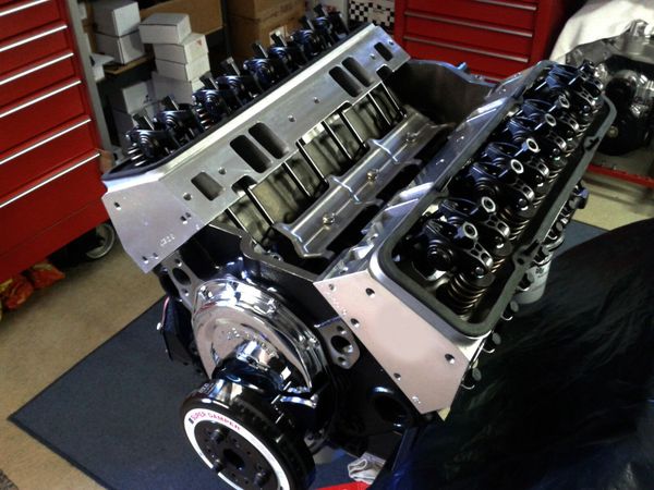 Small Block Chevy 372 Cubic Inch Long Block Pump Gas Dart Block