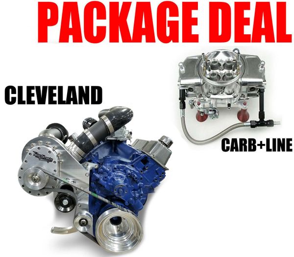 Ford 351C Supercharger Cleveland Torqstorm Billet System With Blow ...