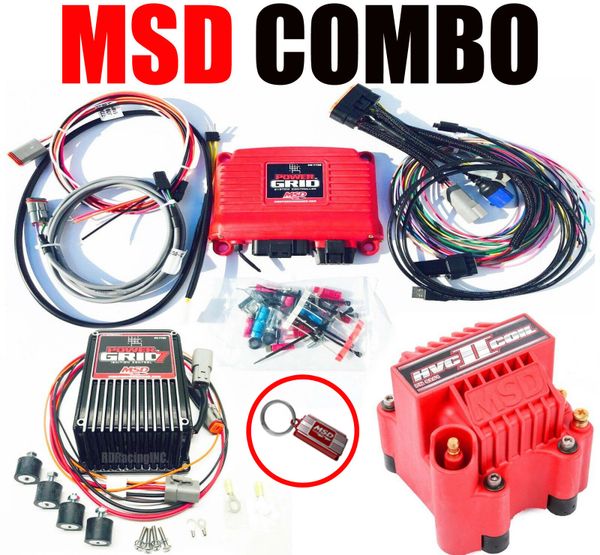 MSD Power Grid Ignition Red 7730 Controller 7720 Ignition 8261 Coil